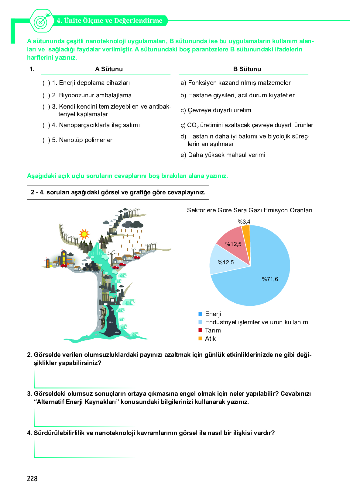 Fen Lisesi Kimya 12 - Enerji Kaynakları ve Bilimsel Gelişmeler