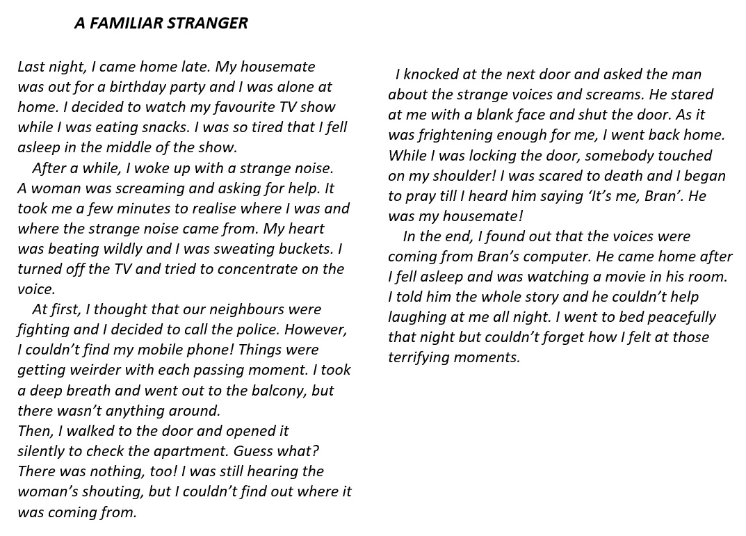 Funny Stories - Unit 2 / 2A.d