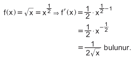 Türev - Türev Kavramı - Örnek 14