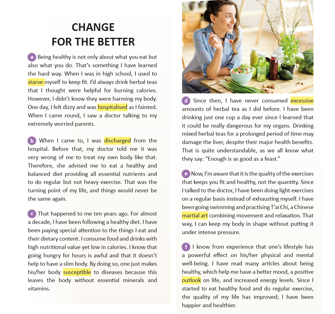 Be Healthy, Live Happy! - Reading b