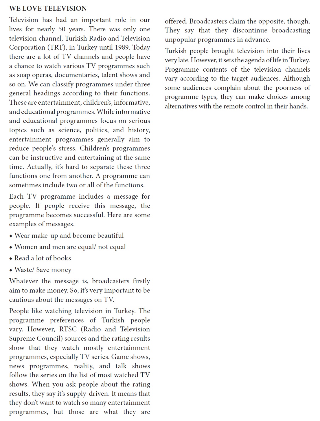 Television - 10 A 1 Reading d 193