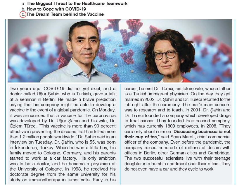 Read the article in an international science journal, Science 2020 and ...