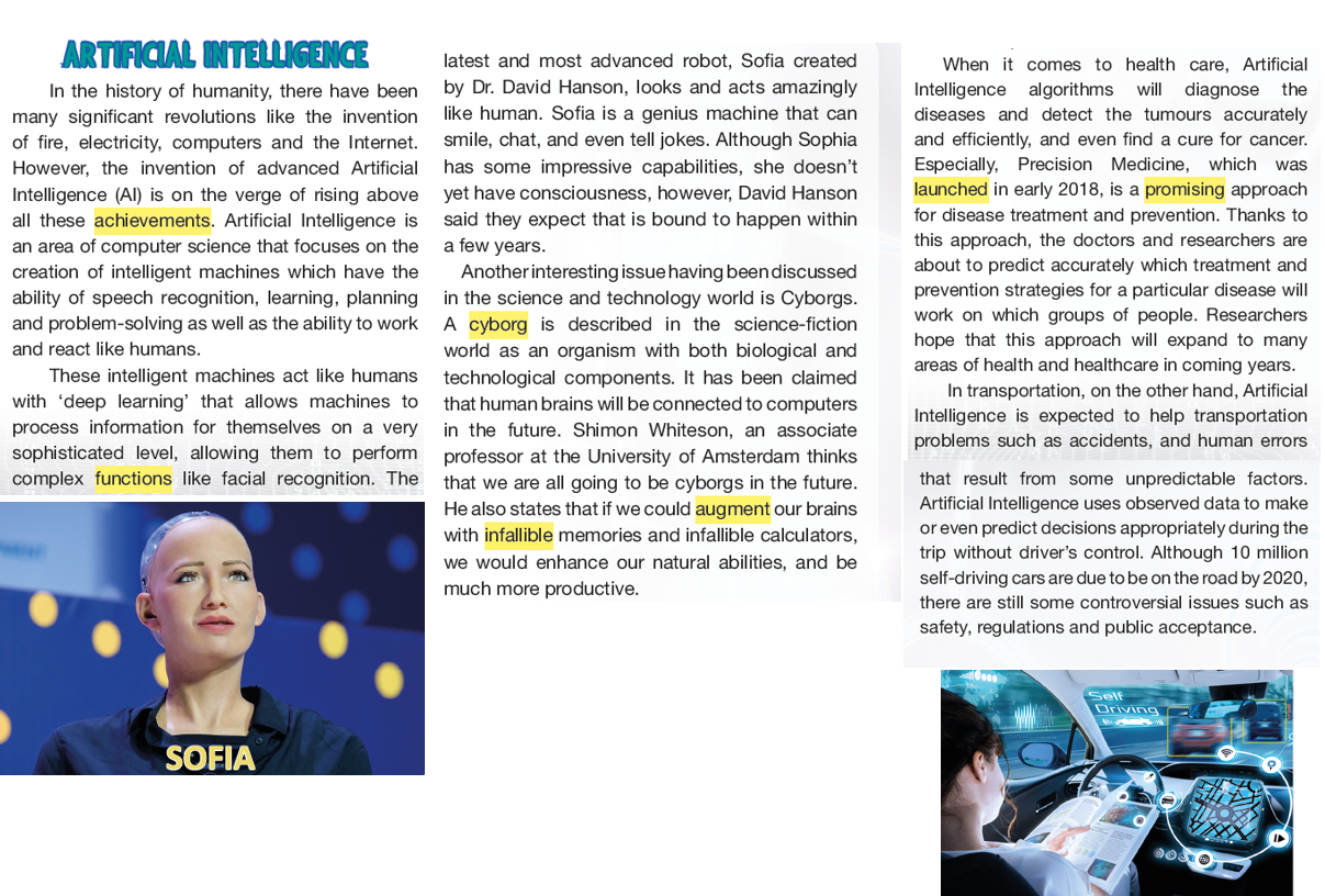 Life in the Future - Theme 5/B Reading 1b. 77