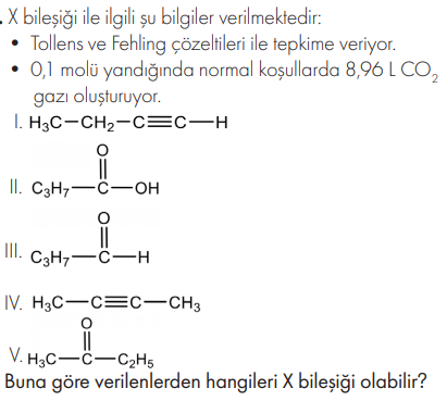 12. Sınıf - Organik Bileşikler
