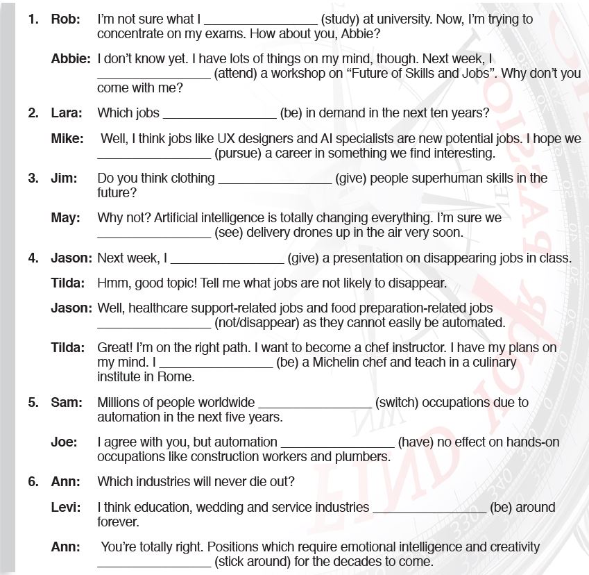 Future Jobs - Theme 1 / Language in use 1