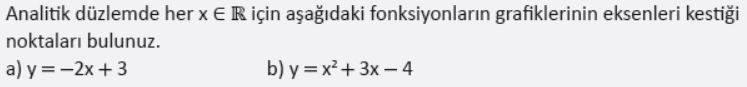 Fonksiyonlarda Uygulamalar - Örnek