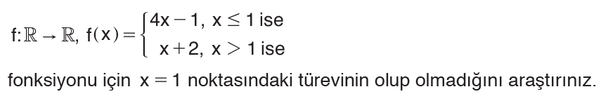 Türev - Örnek 3
