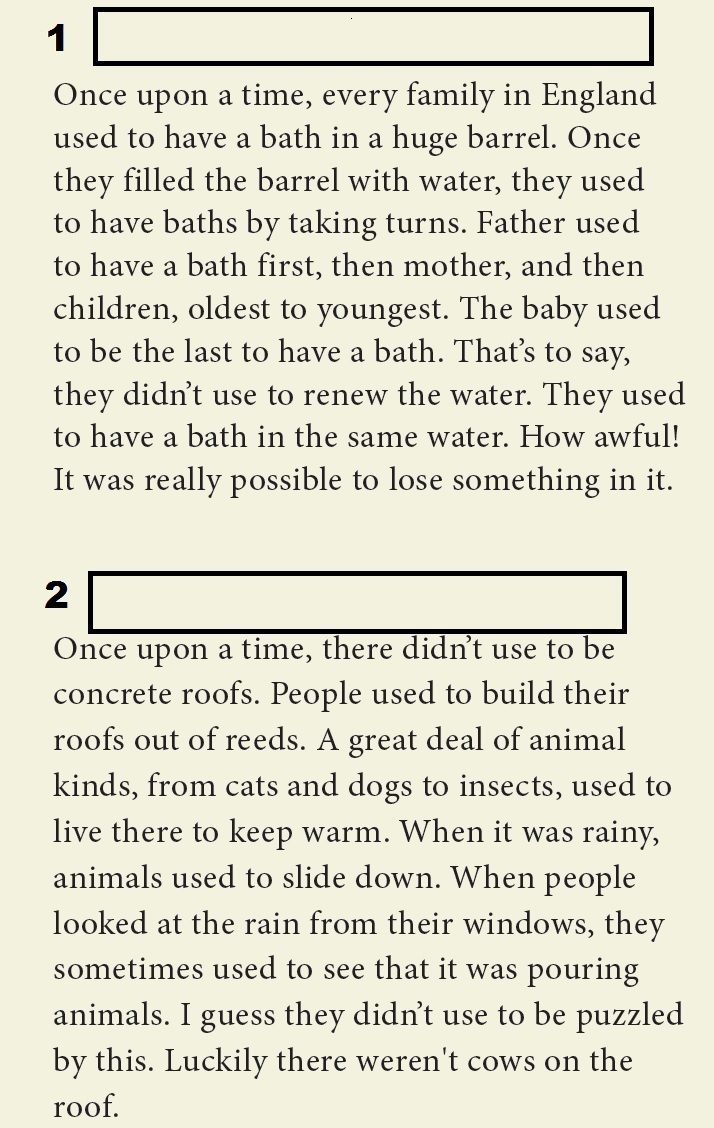 Where do these idioms come from? Read the texts and match the idioms ...