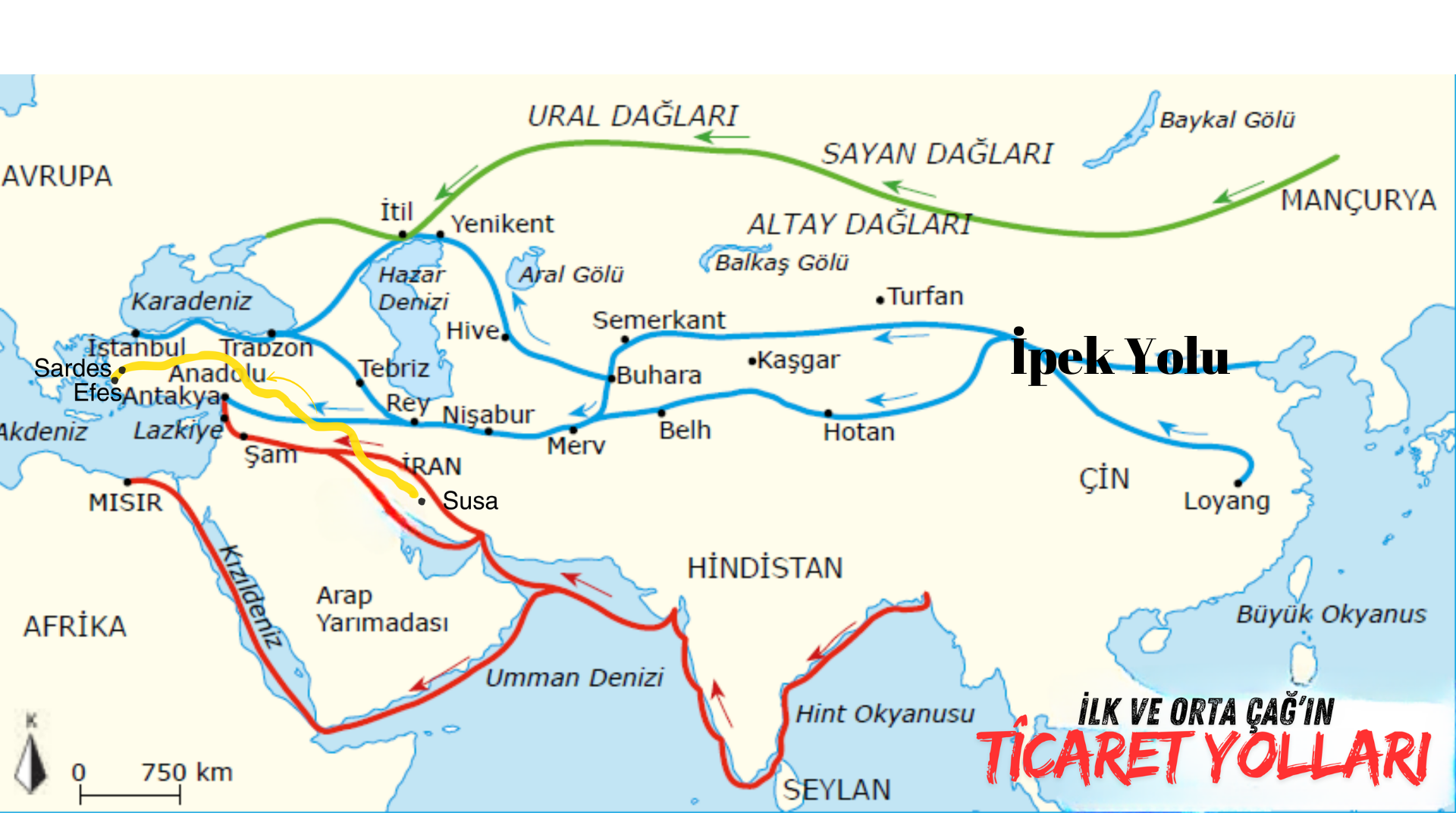 Orta Çağ Medeniyetleri - Ticaret Yollarının Siyasi, Ekonomik ve ...