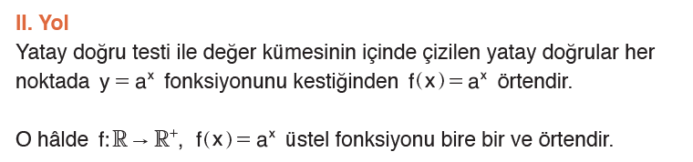 Üstel ve Logaritmik Fonksiyonlar - Örnek 5