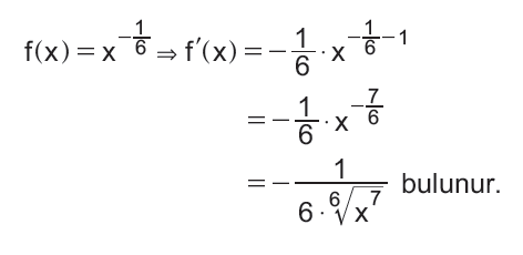 Türev - Türev Kavramı - Örnek 15