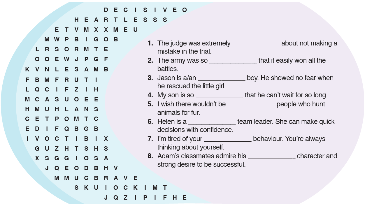 Modern Heroes and Heroines - Modern Heroes and Heroines Workbook p43.3a