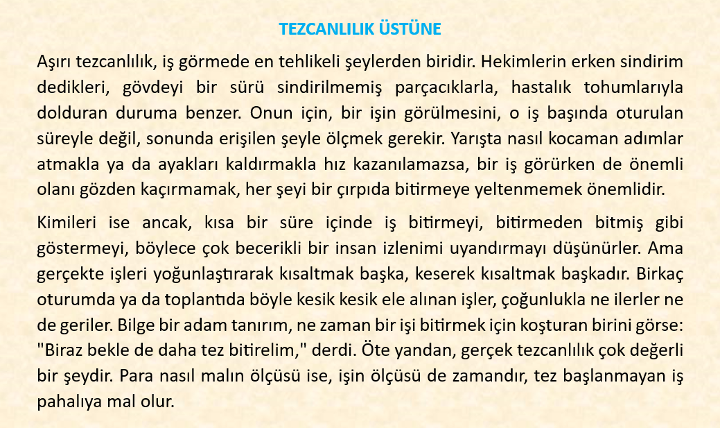 Felsefi Okuma ve Yazma - Alternatif Görüş Geliştirme