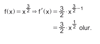 Türev - Türev Kavramı - Örnek 20