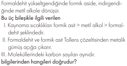 12. Sınıf - Organik Bileşikler