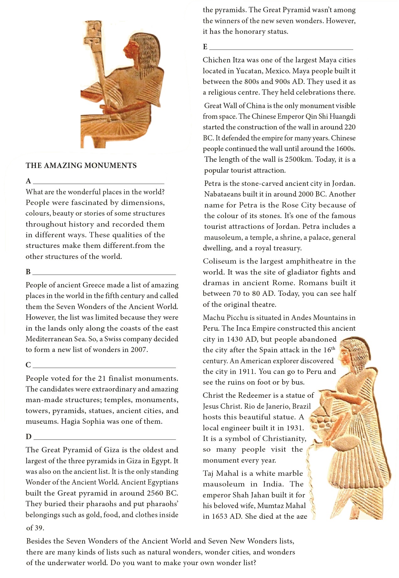 Wonders of the World - 7B 1f -41